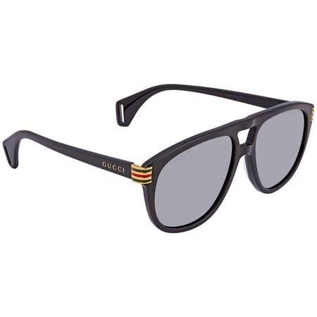 Gucci Gg0525S002 30007788002 Blackblackgrey Round Oval M Nb Gucci Gg0525S002 30007788002 Blackblackgrey Round Oval M Nb