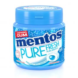 PERFETTI MENTOS (BOTTLE) GUM PURE FRESH MINT 90g